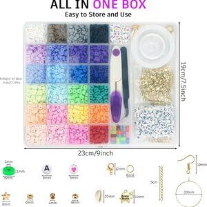Michaels | Office | New Jewelry Making Kit 600 Polymer Clay Beads ...
